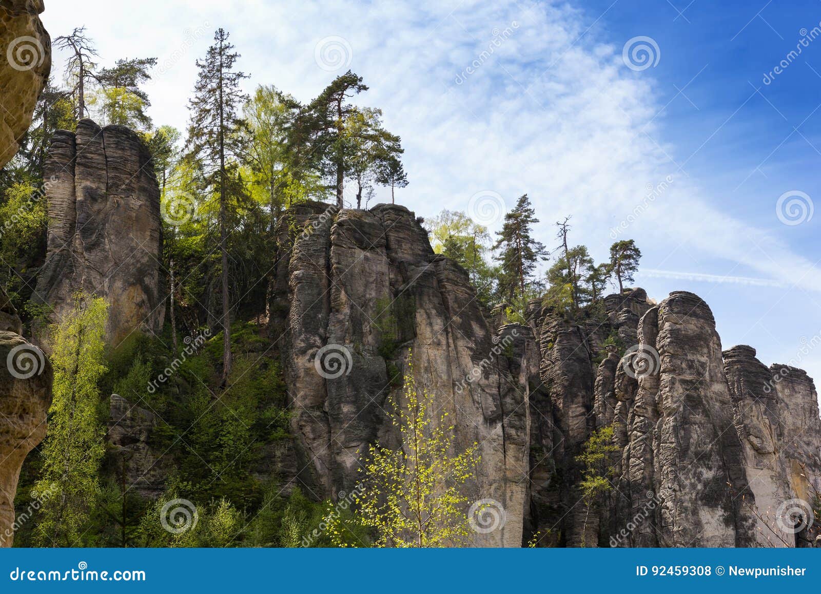 Prachov Rocks stock photo. Image of beautiful, czech - 92459308