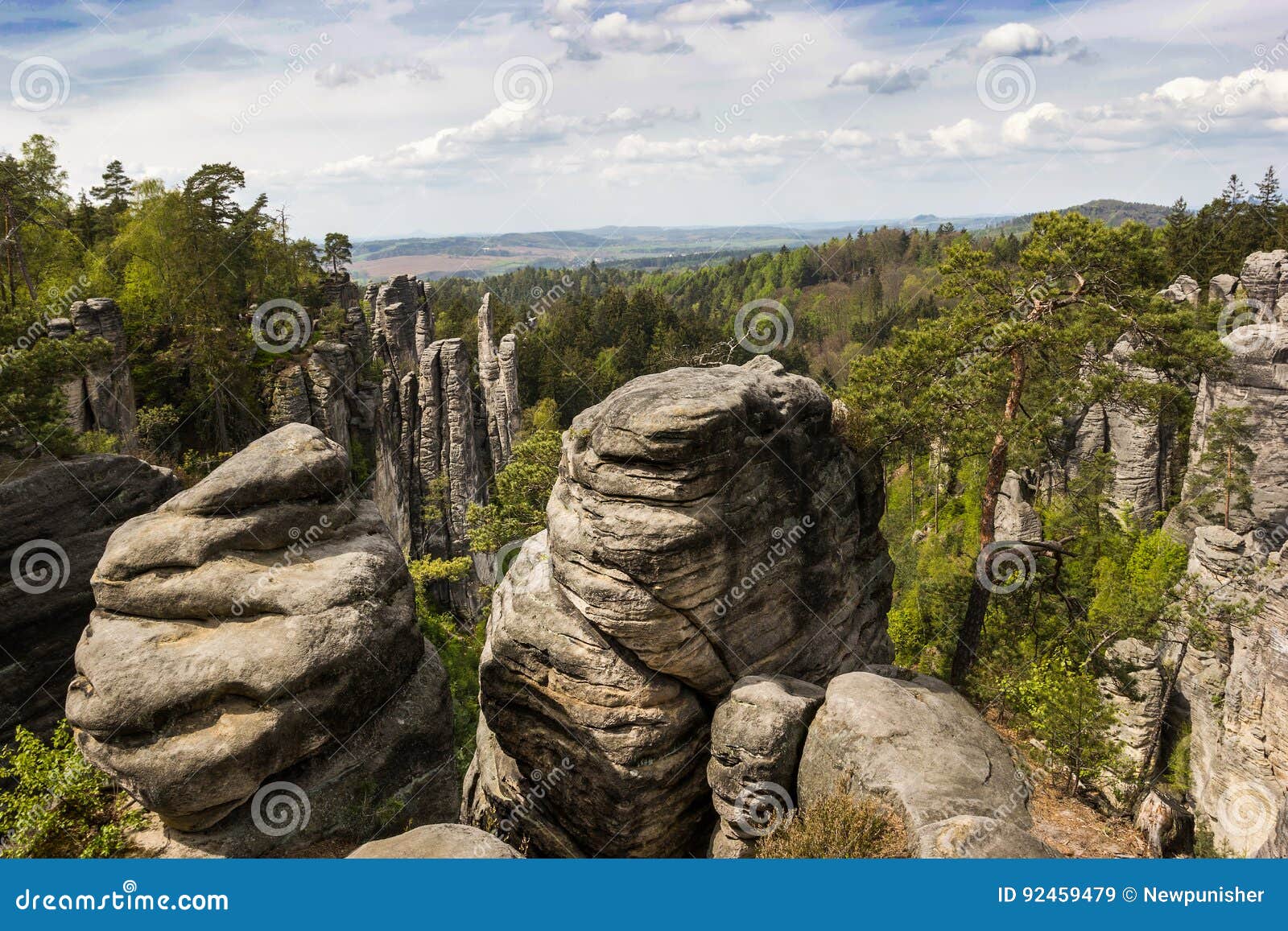 Prachov Rocks stock image. Image of outdoors, beautiful - 92459479