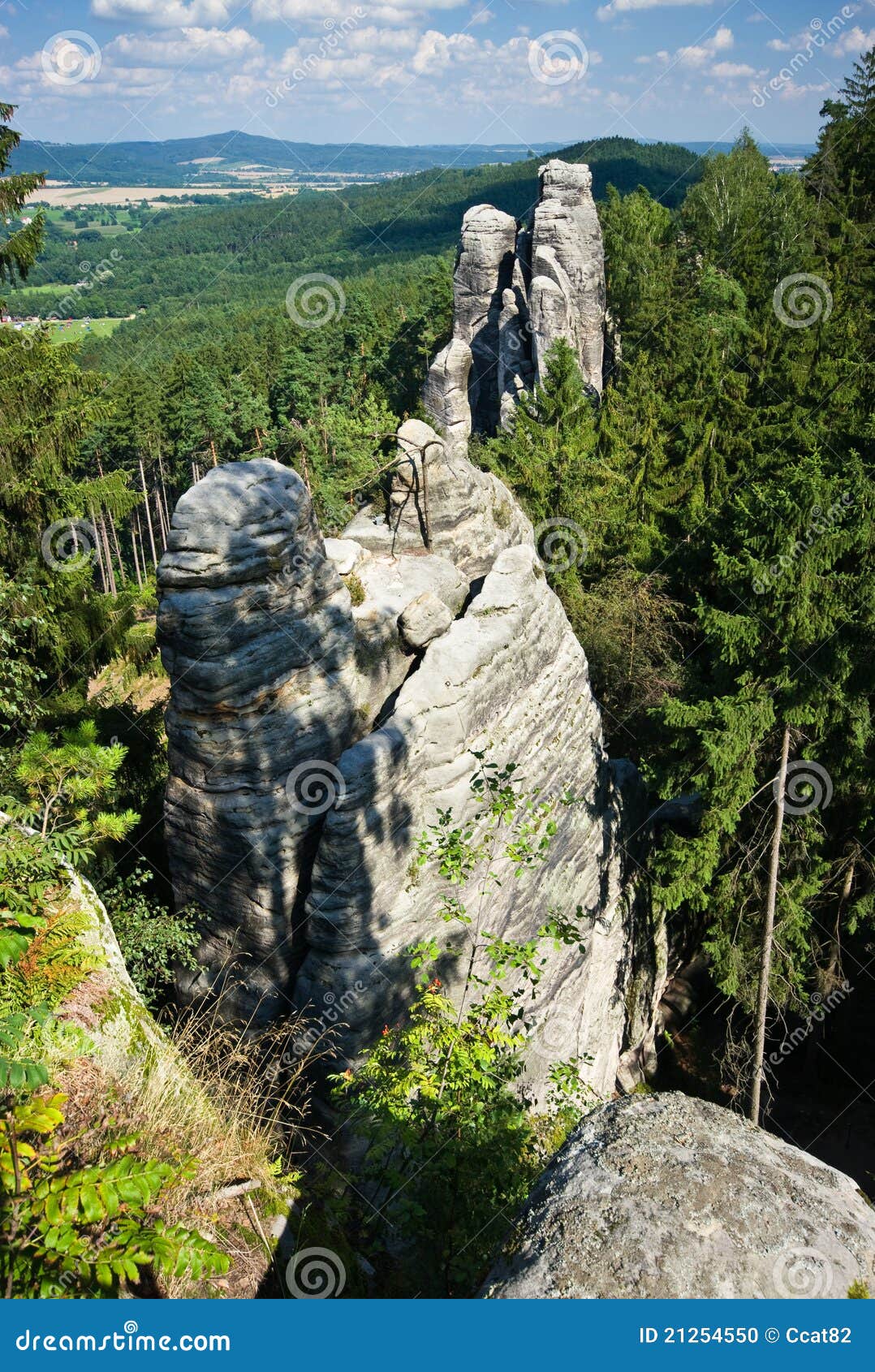 Prachovske Skaly stock photo. Image of czech, nature - 21254550