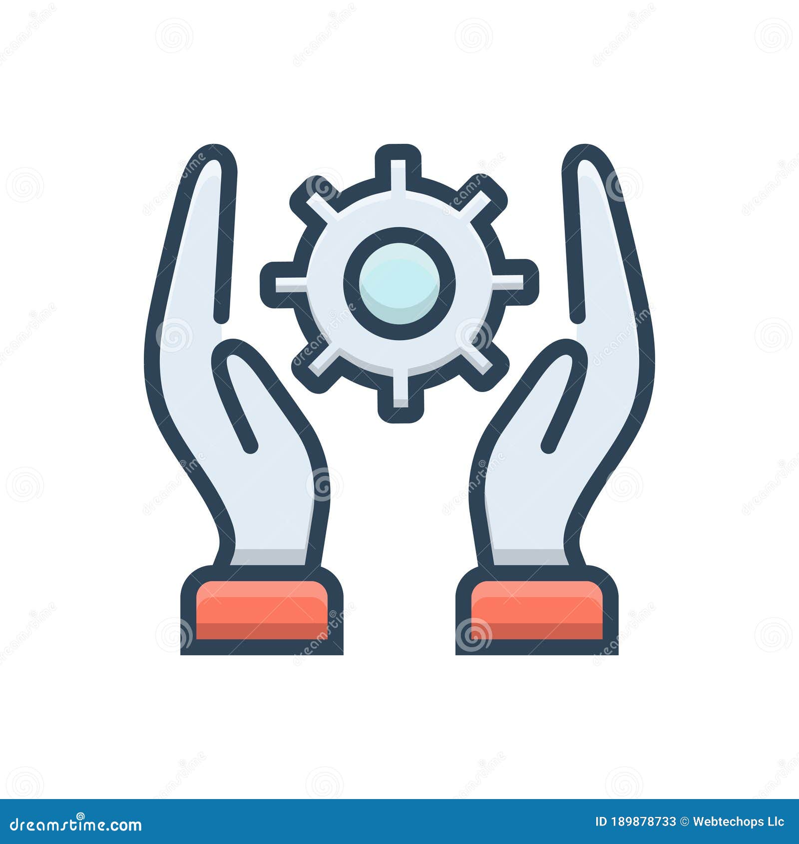 Color Illustration Icon for Practical, Earthly and Minded Stock ...