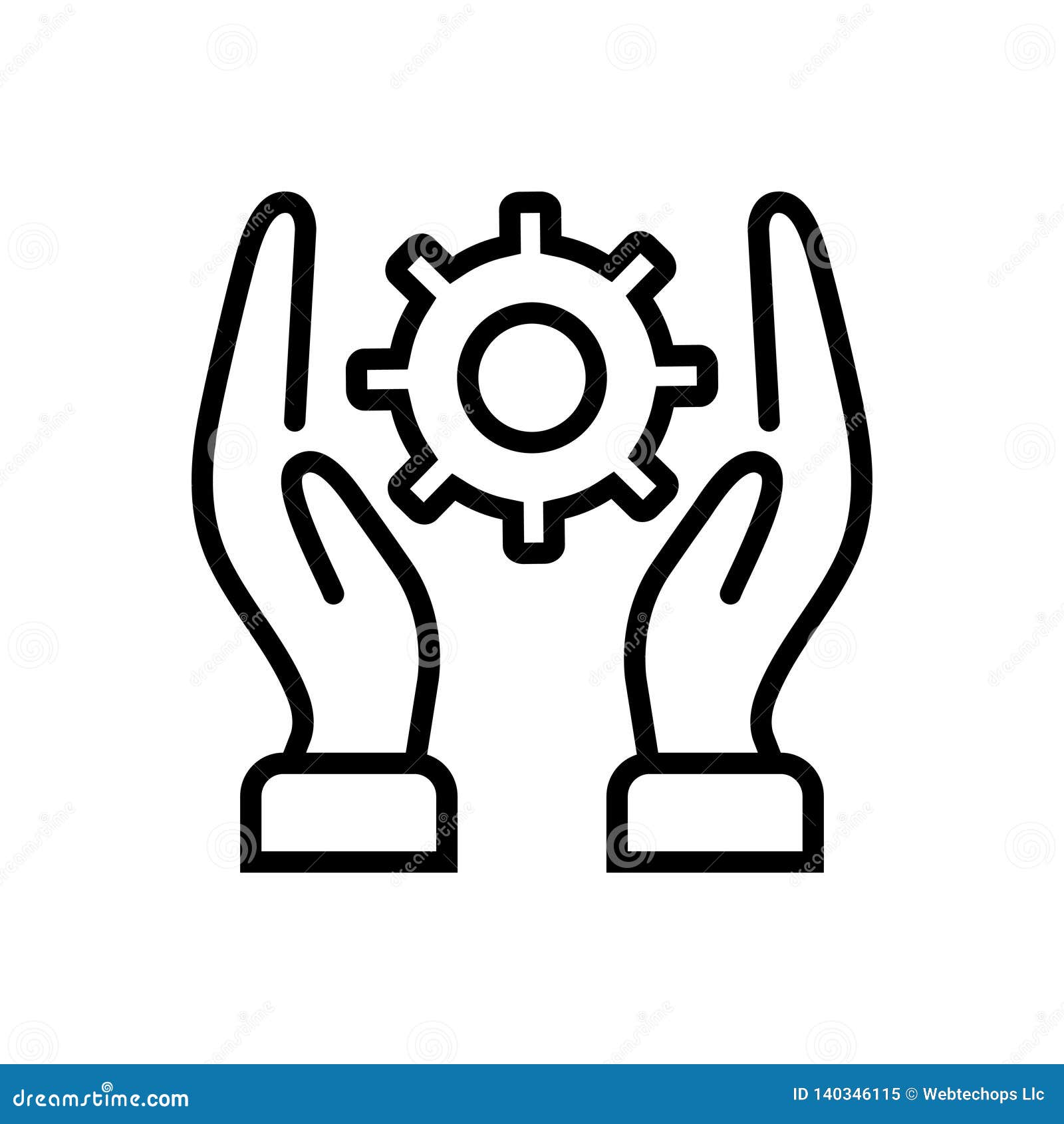 Black Line Icon for Practical, Role and Play Stock Vector ...