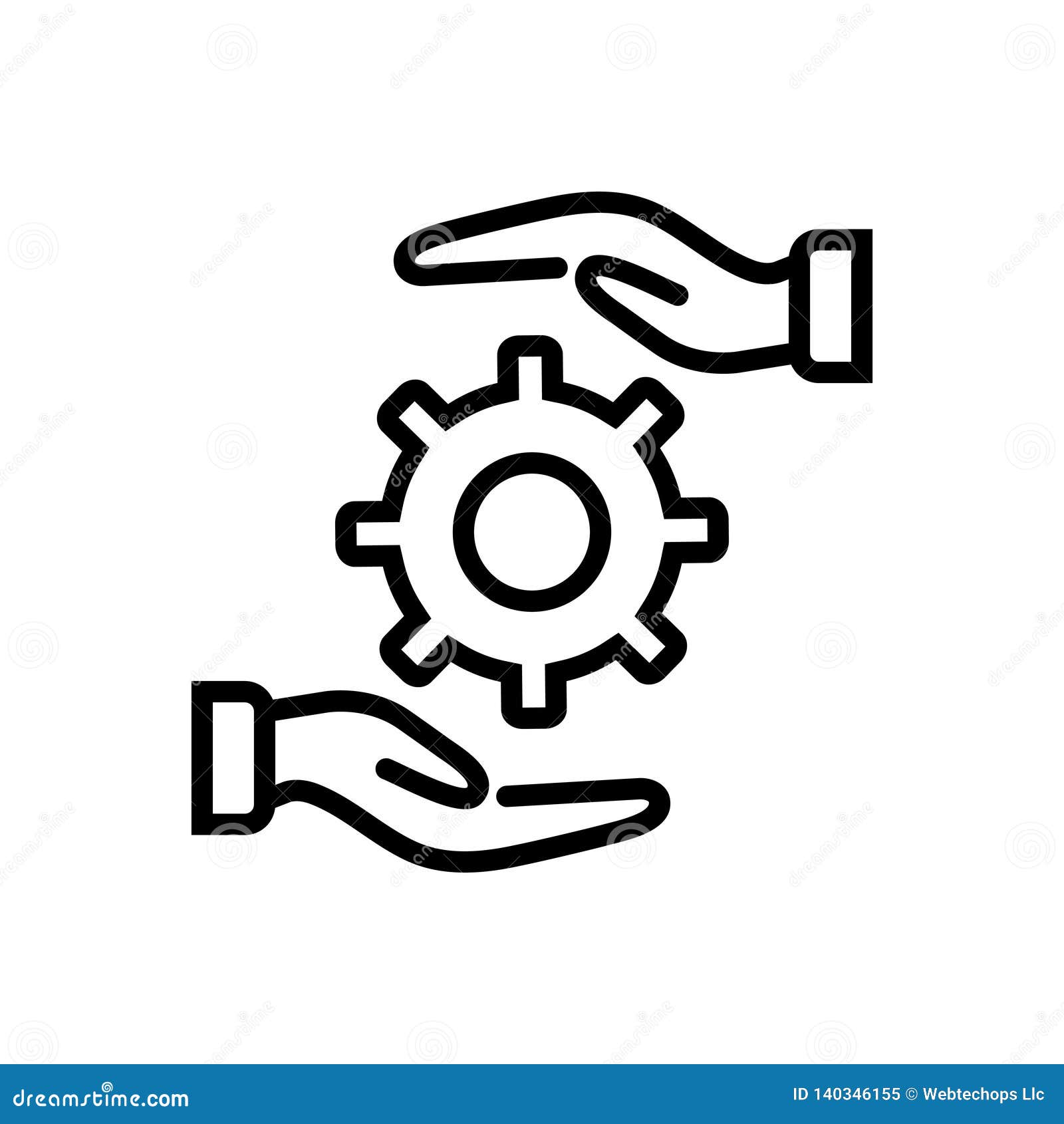 Black Line Icon for Practical, Play and Role Stock Vector ...