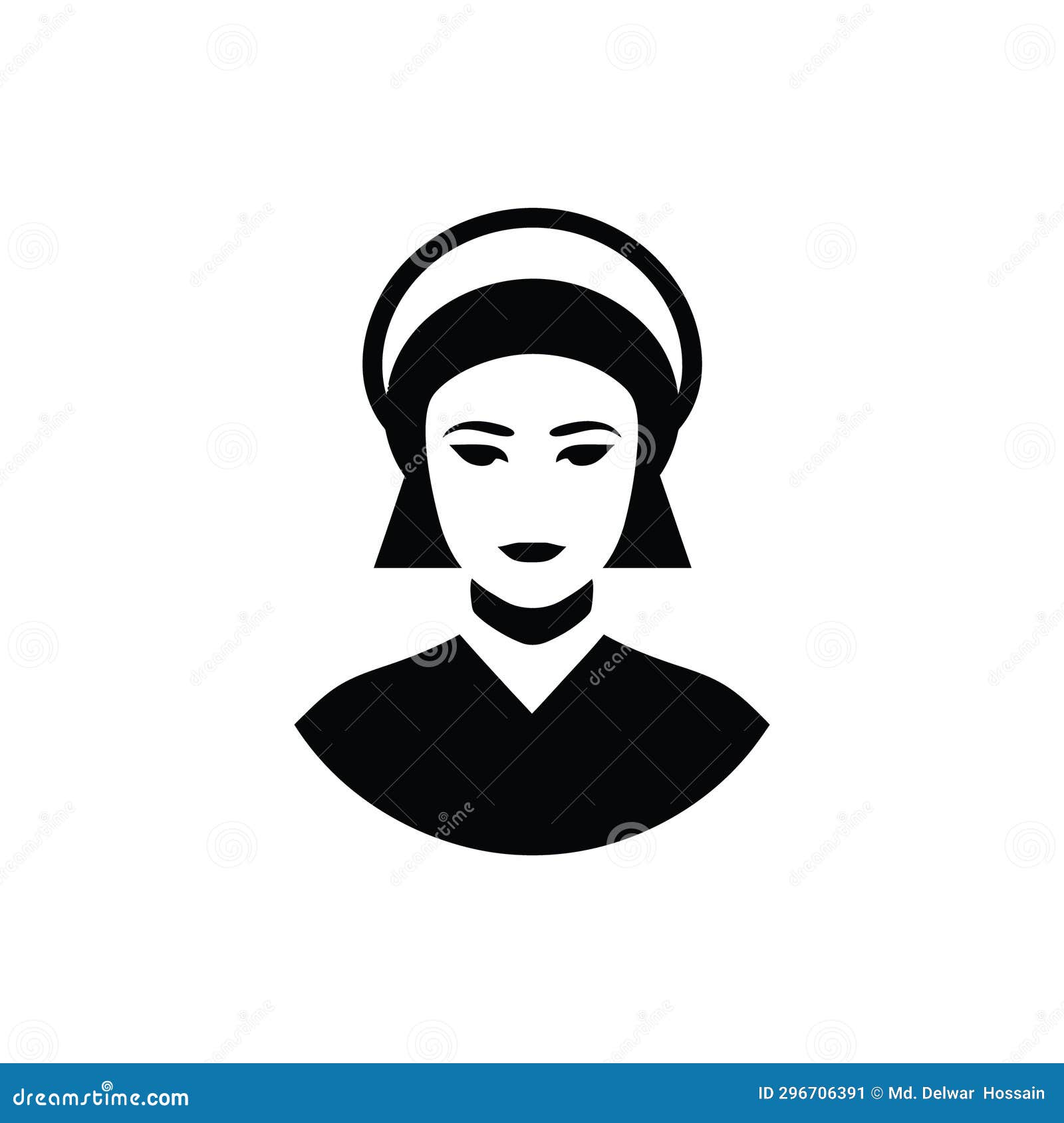 Practical Nurse Icon stock illustration. Illustration of care - 296706391