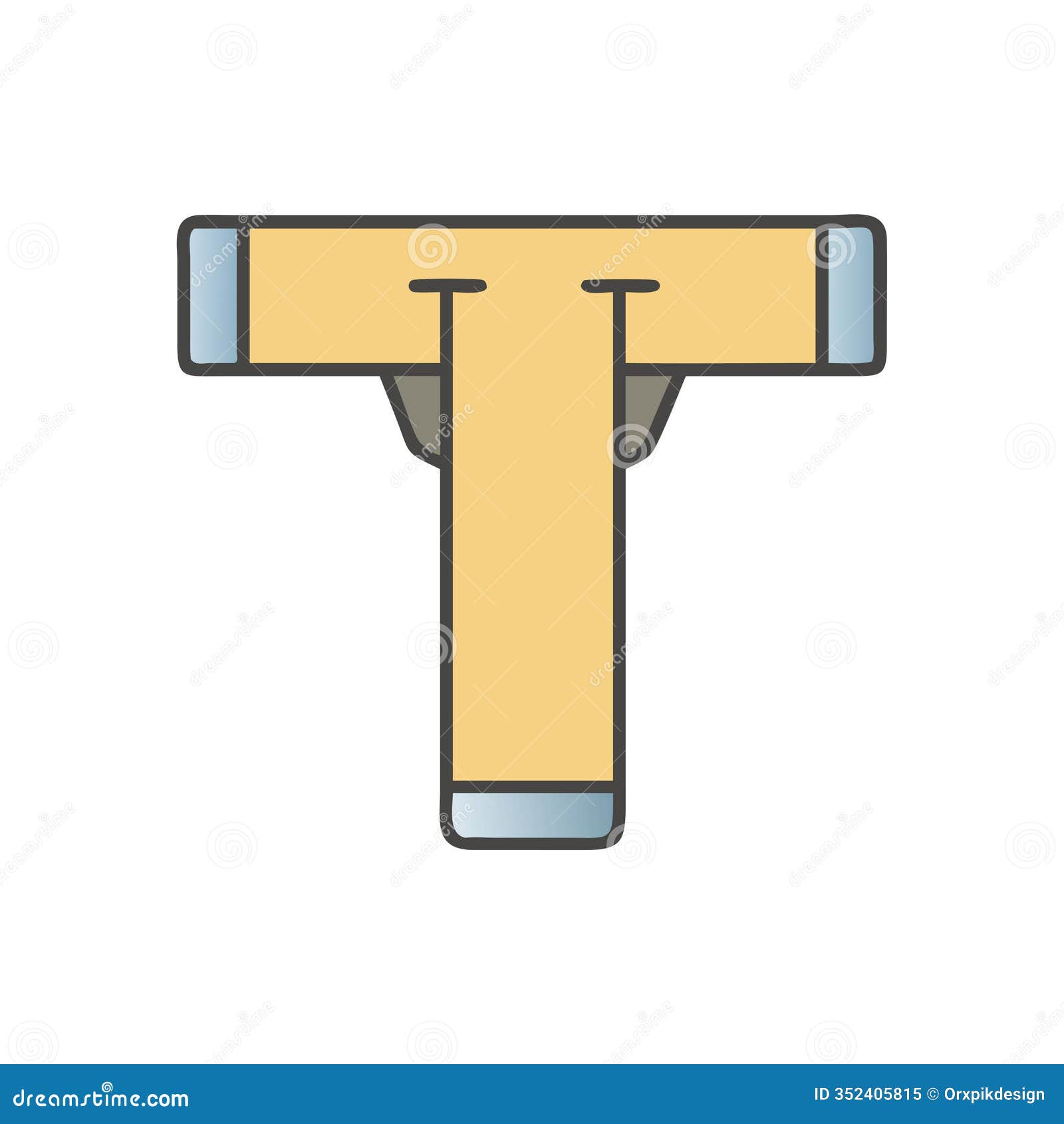 Practical Tee Joint Tool Design for Plumbing Stock Illustration ...