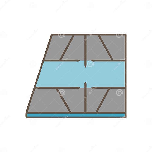 Practical Tile Spacer Icon for Installation Stock Illustration ...