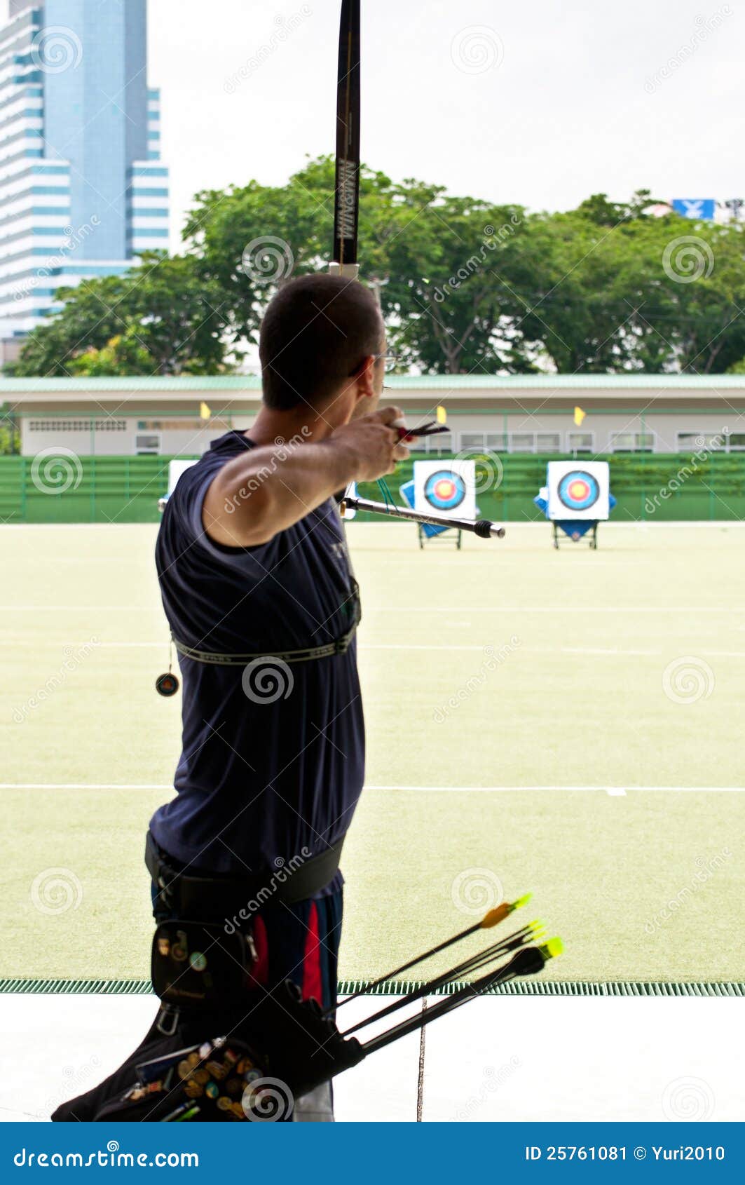 Practice Archery, Sport of the Thai National Team Editorial Photo ...