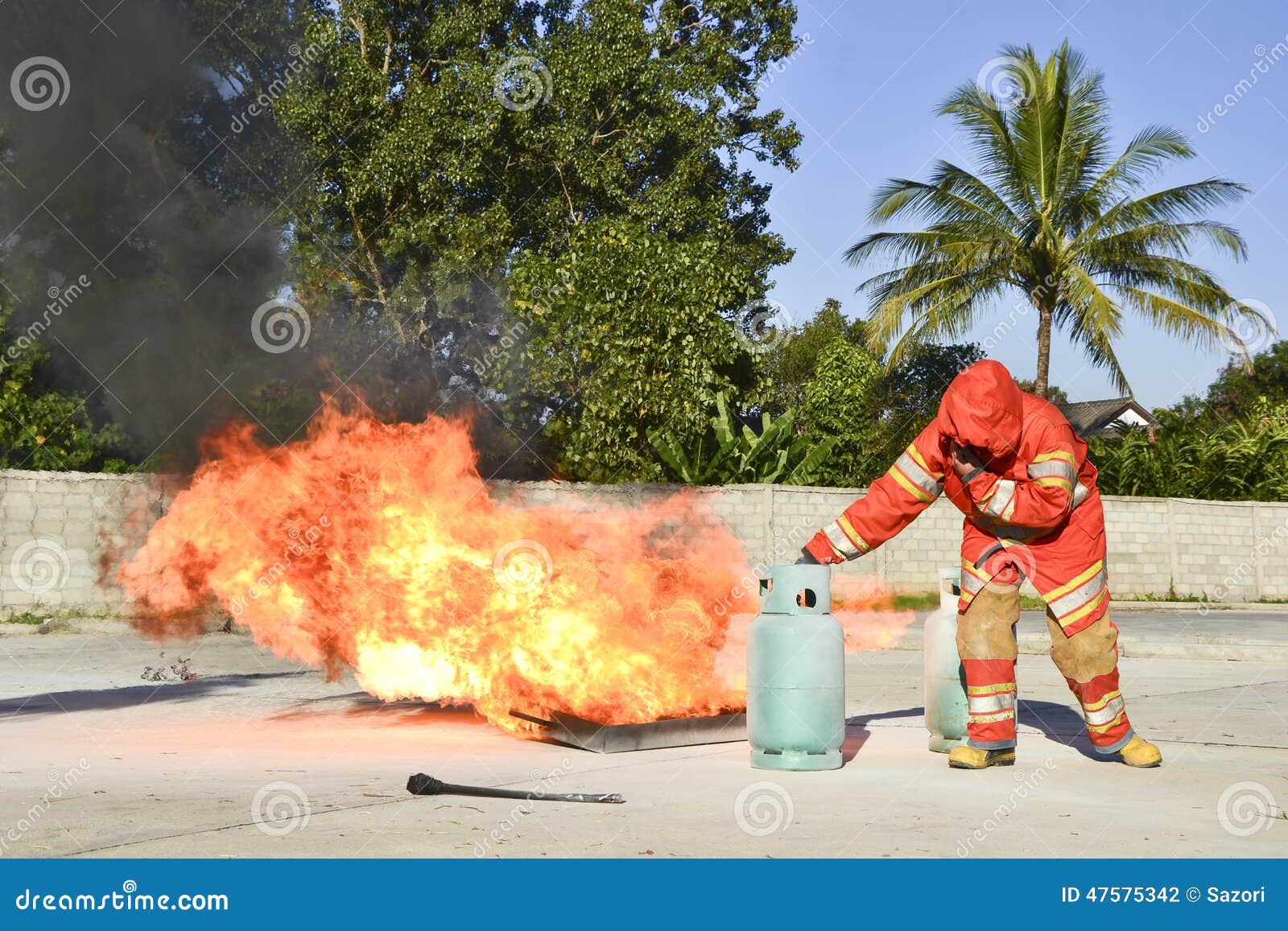 Practice fire drills stock photo. Image of training, security - 47575342