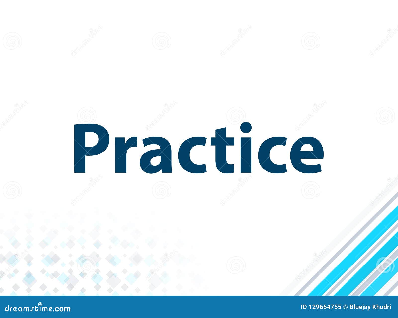 Practice Modern Flat Design Blue Abstract Background Stock Illustration ...