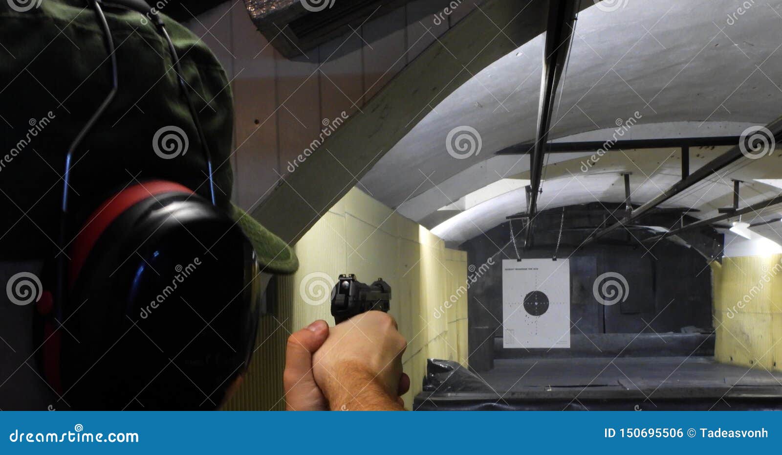 Practice makes master stock photo. Image of pistol, firearm - 150695506