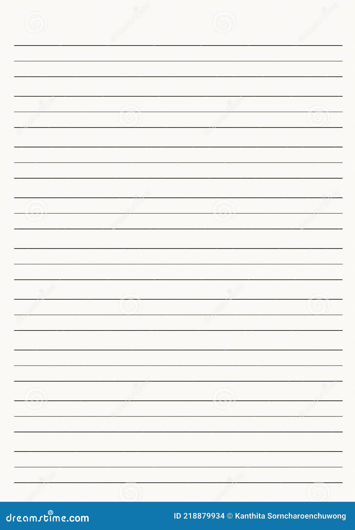 Practice Paper Sheets with Black Lines for Practice Writing. Stock ...