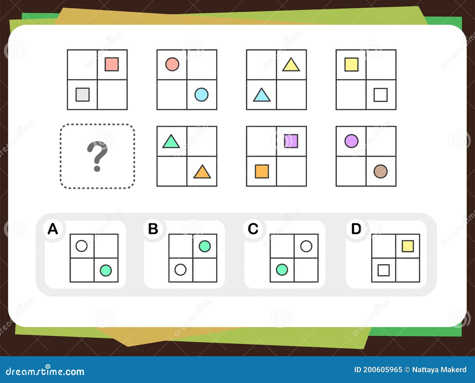 Practice Questions Worksheet for Education and IQ Test [Answer is B ...
