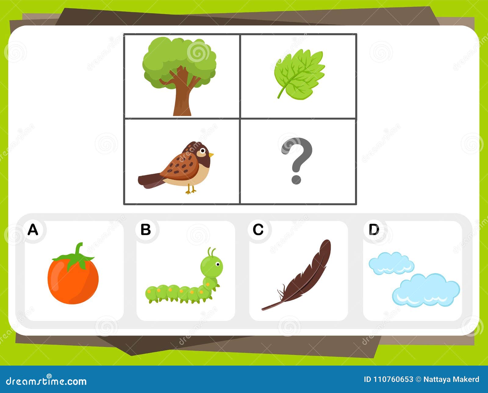 Practice Questions Worksheet For Education And IQ Test Cartoon Vector ...