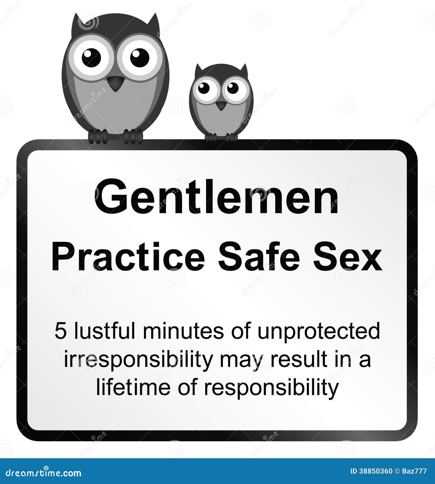 Practice Safe Sex Stock Illustration Illustration Of Responsible