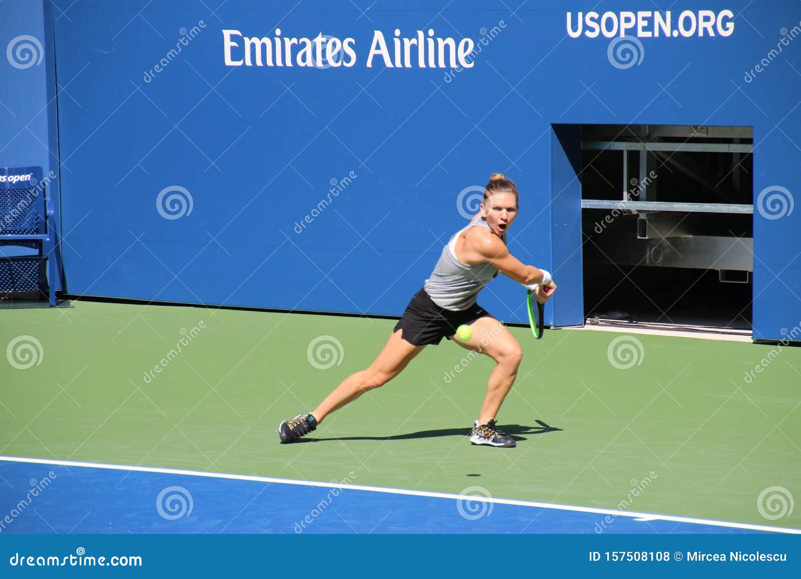 Simona Halep editorial stock photo. Image of york, tennis - 157508108