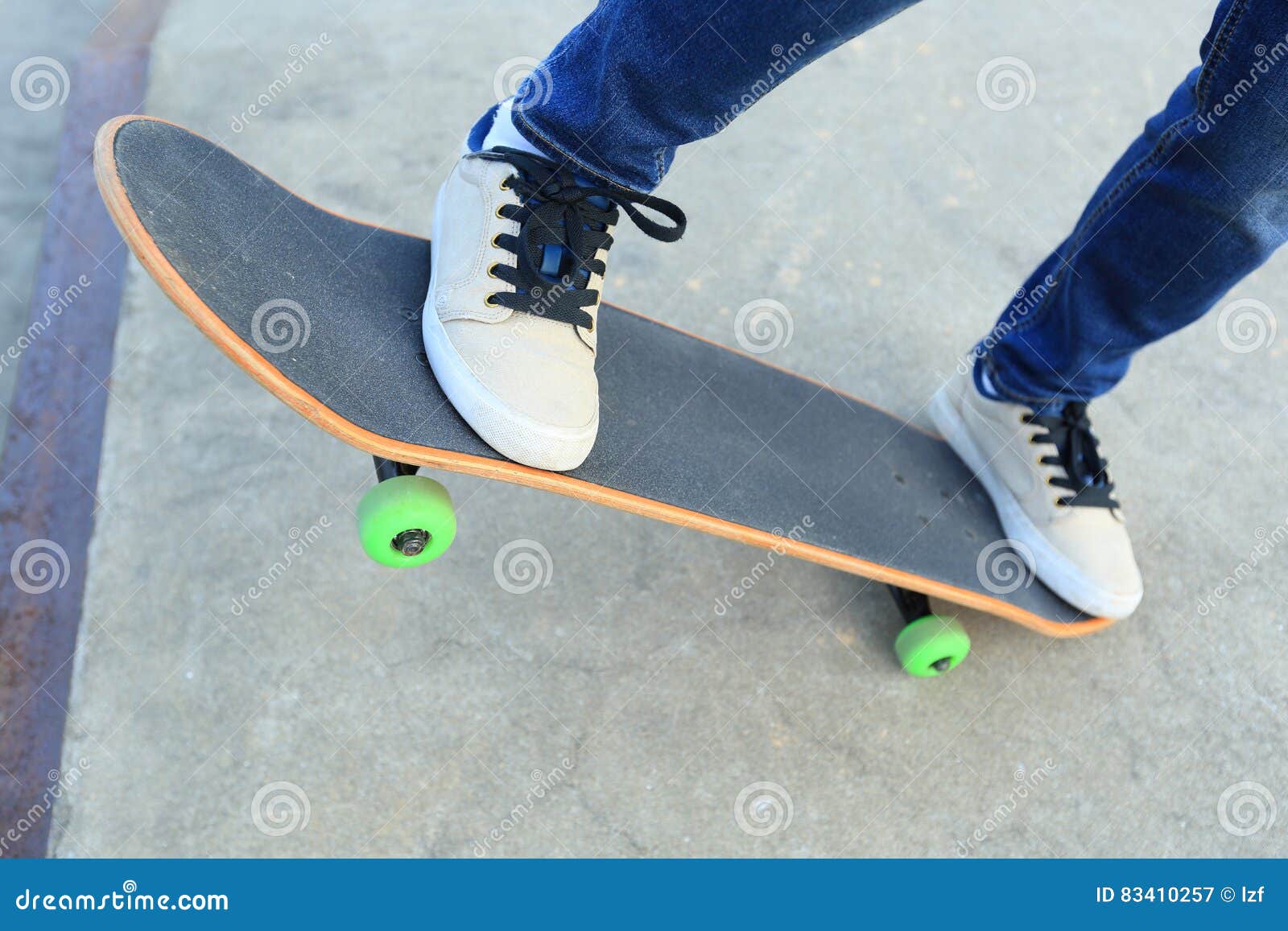 Practice Skateboarding at Skatepark Stock Image - Image of lifestyle ...