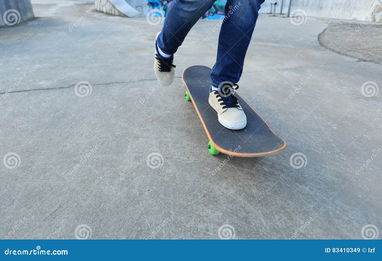Practice Skateboarding at Skatepark Stock Image - Image of extreme ...