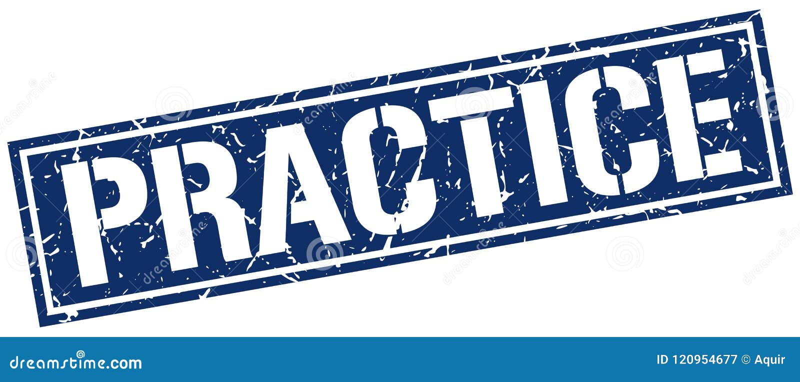 Practice stamp stock vector. Illustration of badge, stamp - 120954677