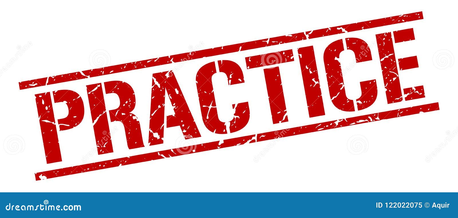 Practice stamp stock vector. Illustration of grungy - 122022075