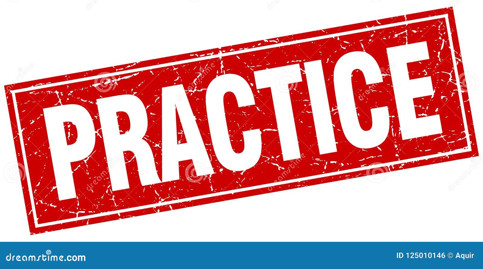 Practice stamp stock vector. Illustration of stamp, isolated - 125010146