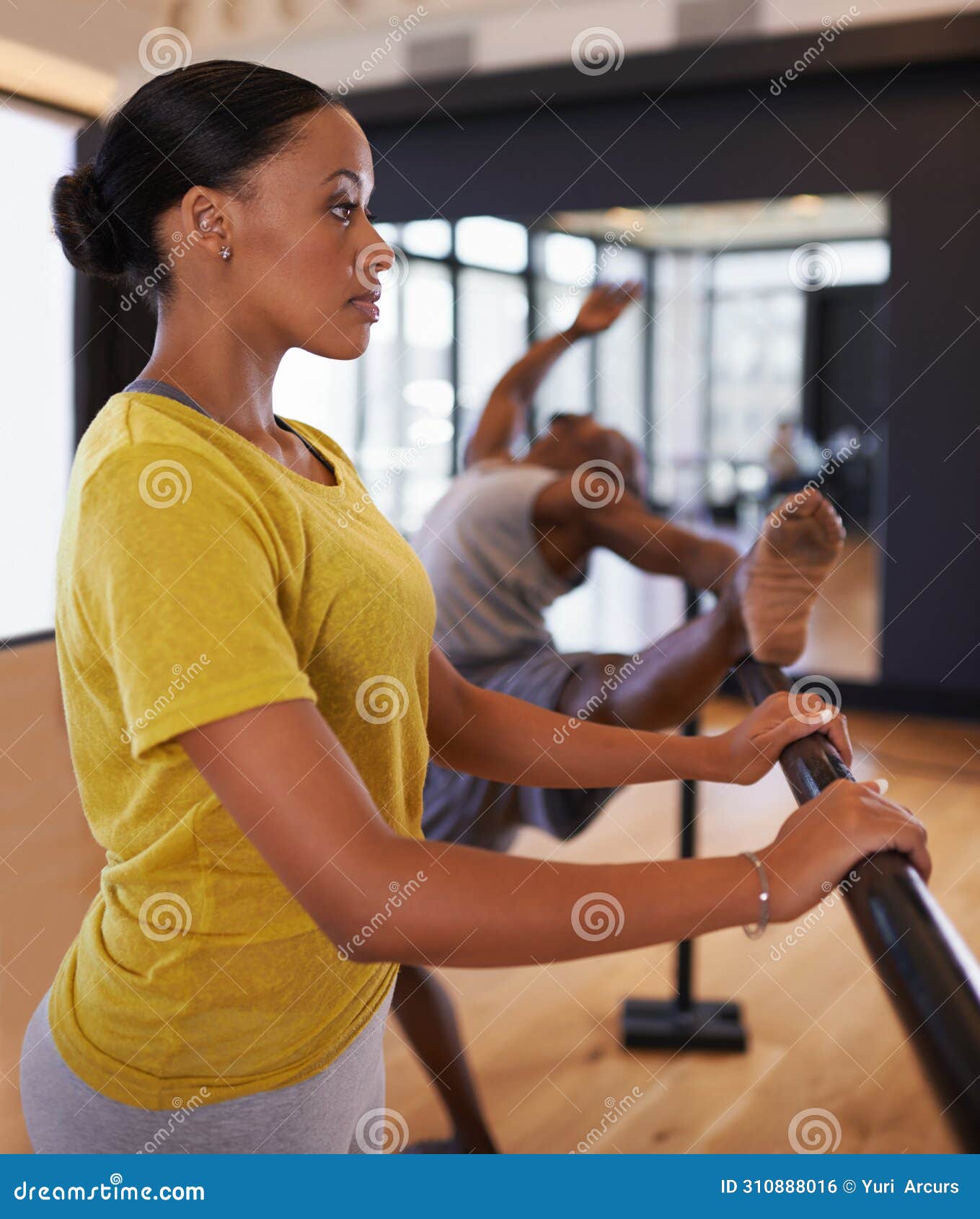 Practice, Studio and Profile of Black Woman in Dance School for ...