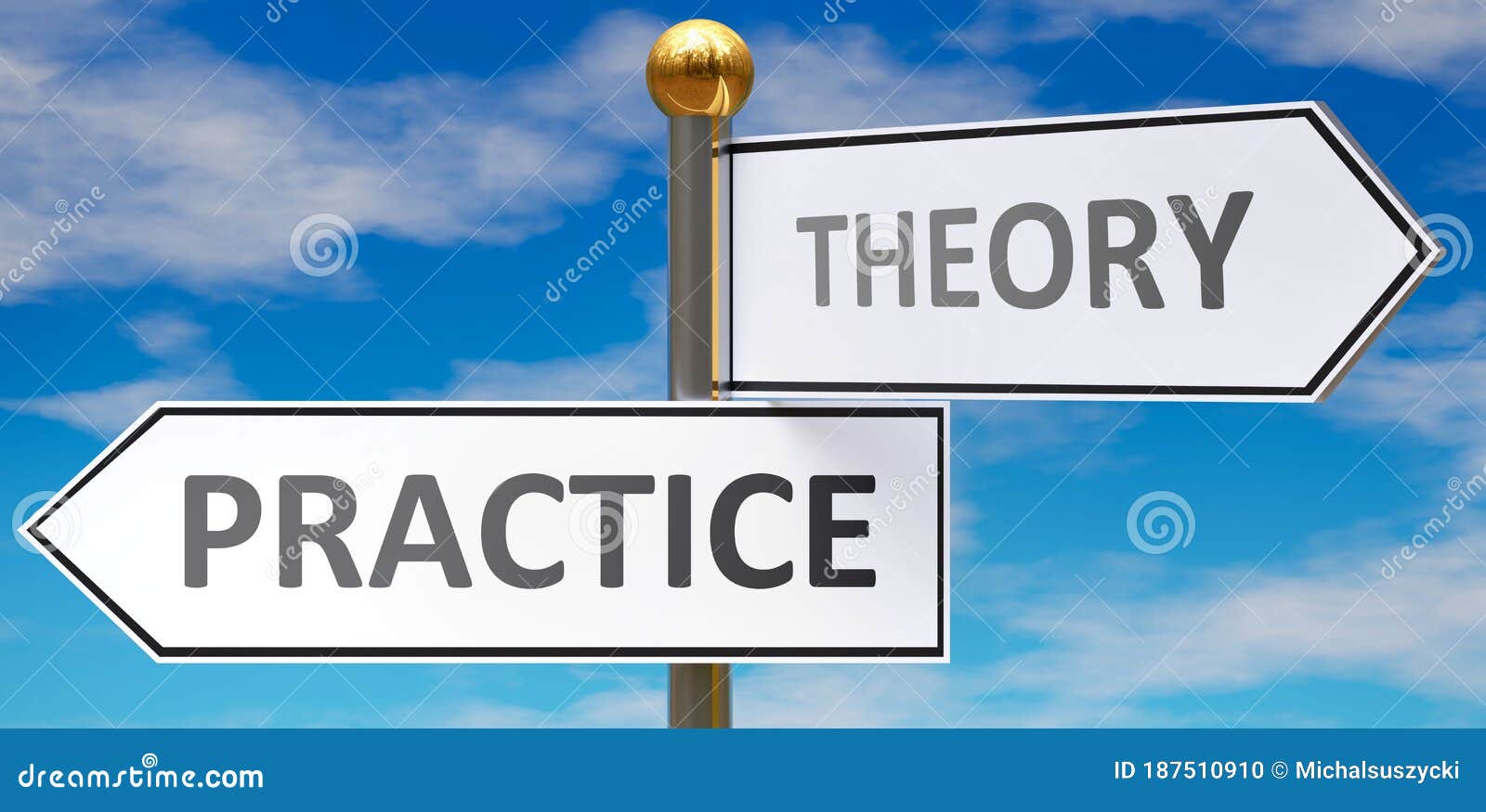 Practice and Theory As Different Choices in Life - Pictured As Words ... Practice and Theory As Different Choices in Life - Pictured As Words ...