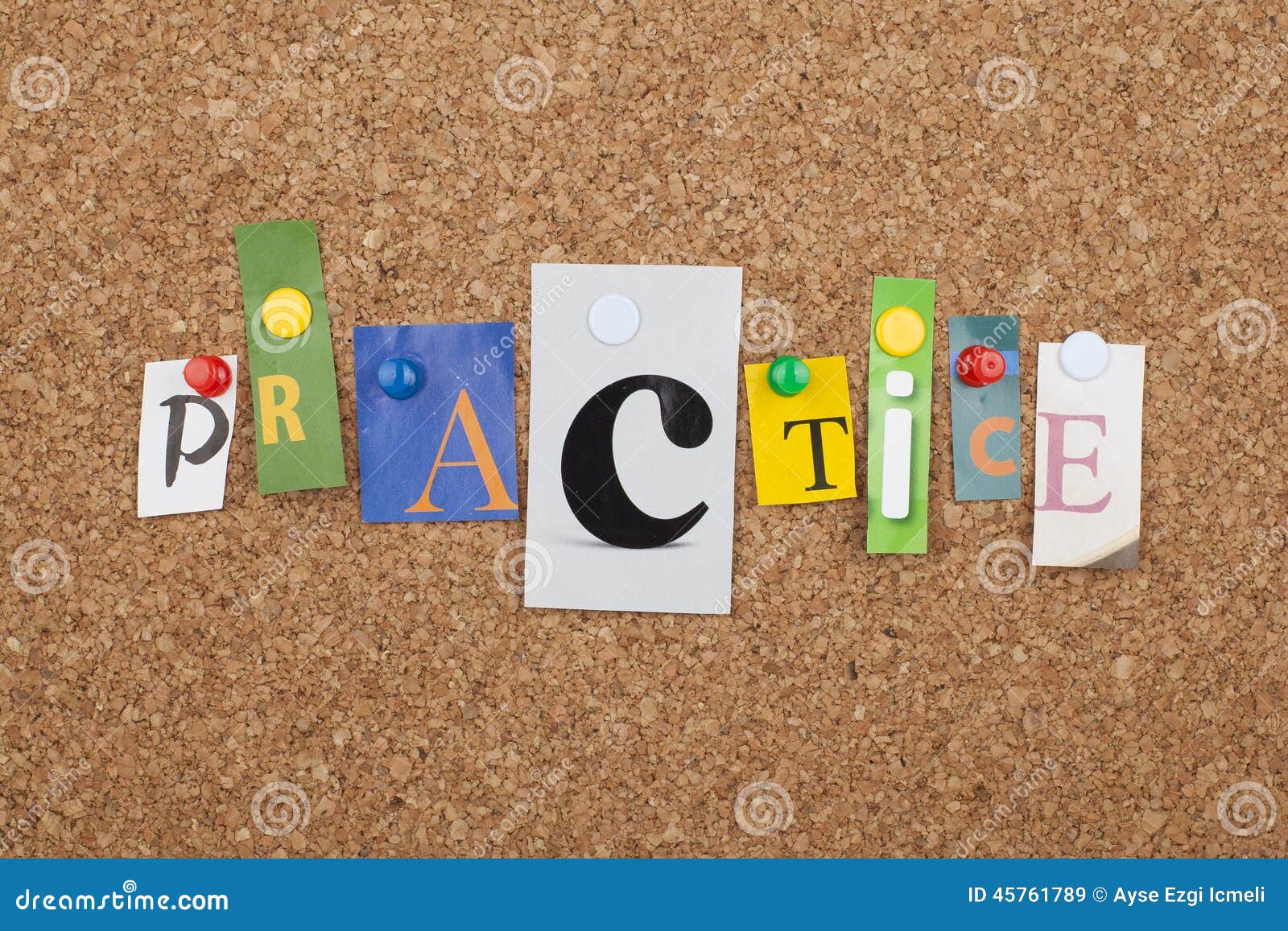 Practice Word Concept stock image. Image of challenge - 45761789