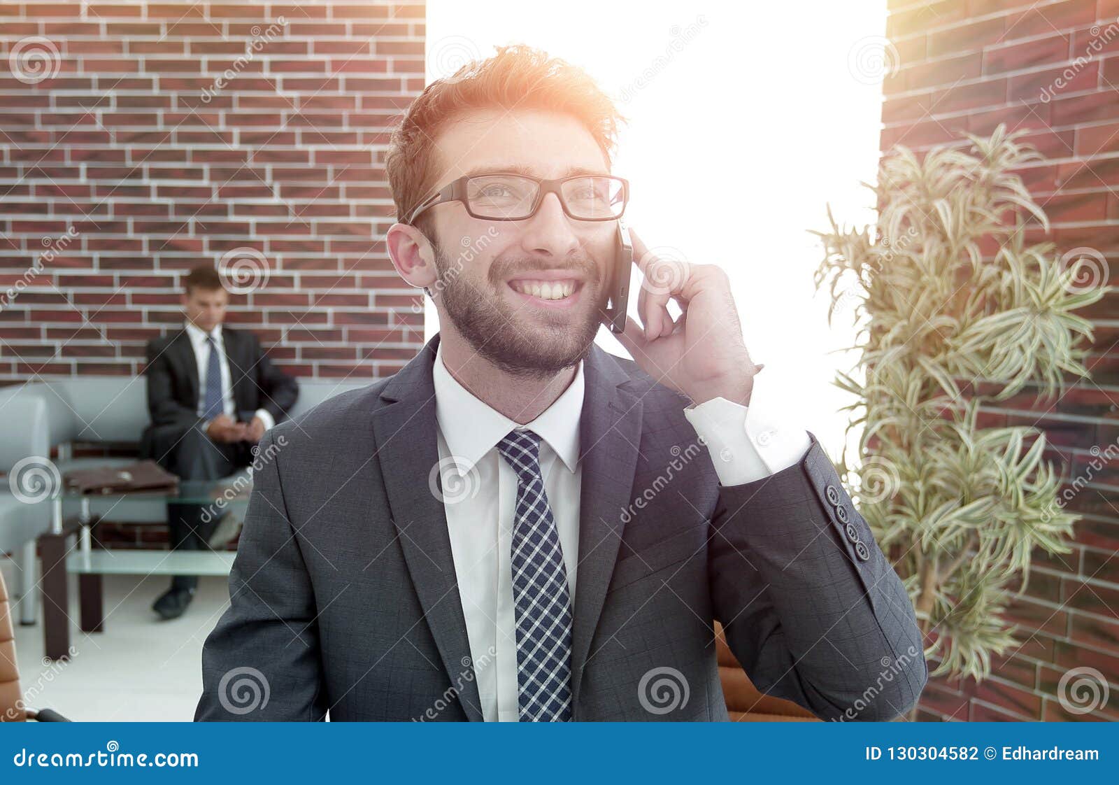 Lawyer Talking To a Client on the Smartphone Stock Photo - Image of ...