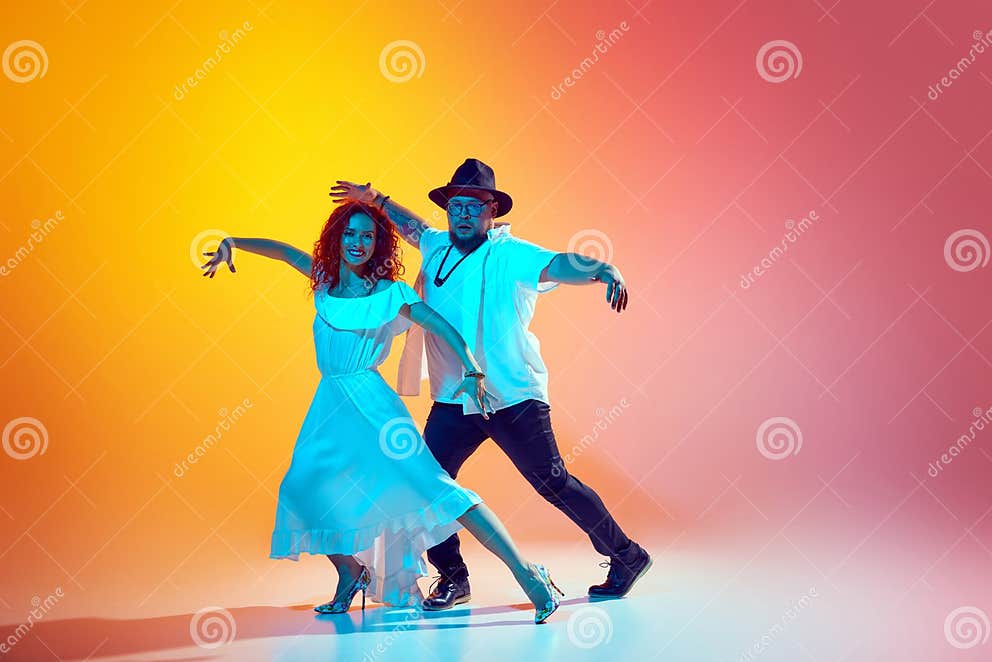 Practicing Lively Steps of Salsa, Duo Perfects Their Rhythm and Synch ...