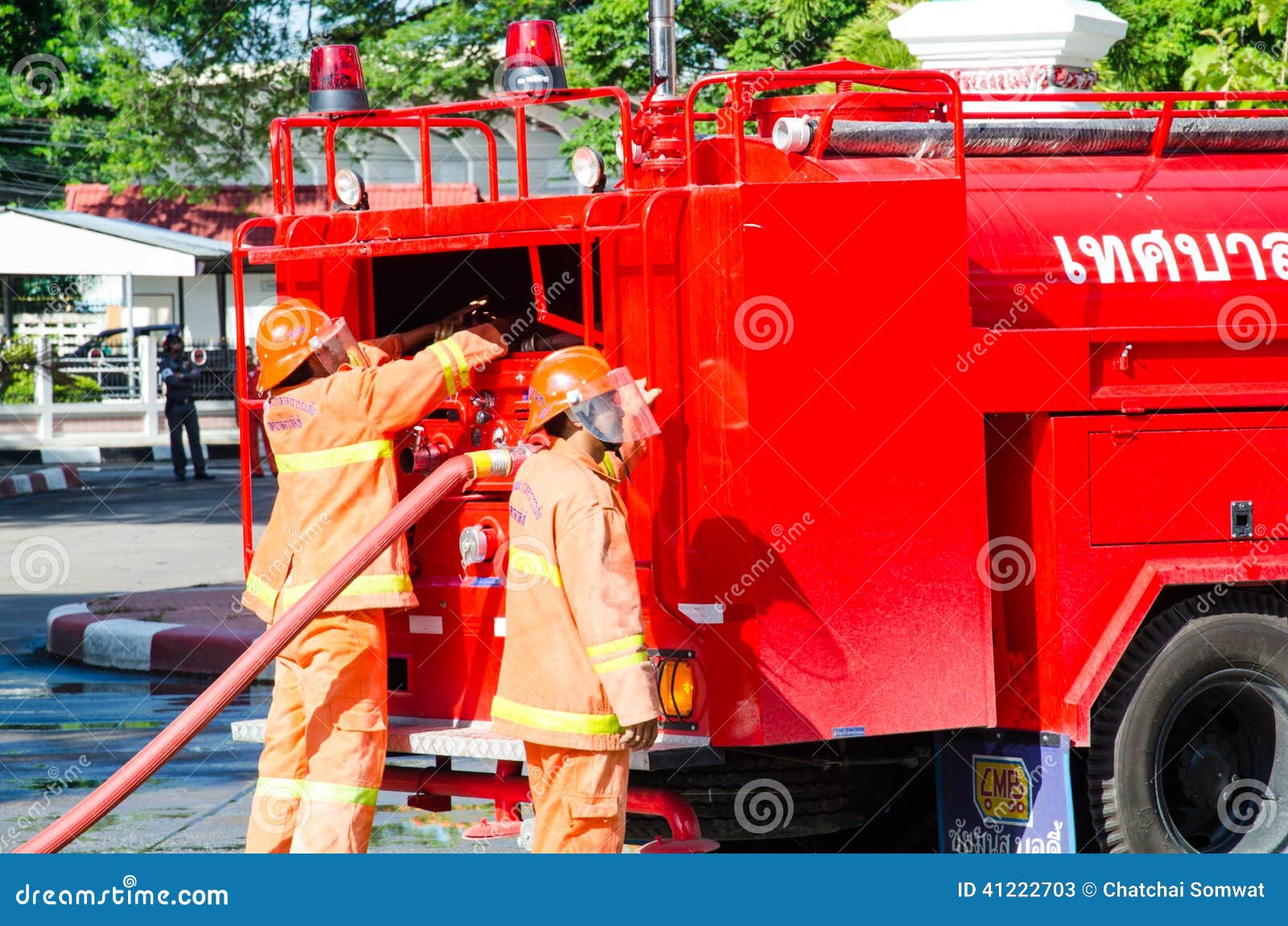 Practicing Plan Fire Protection and Control Editorial Stock Photo ...