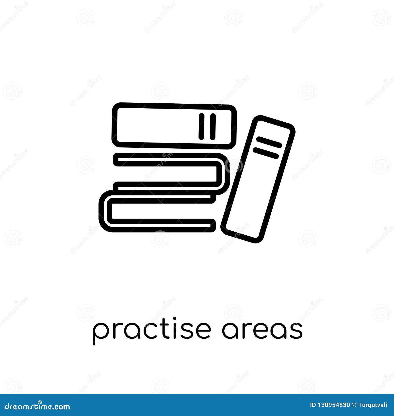Practise Areas Icon. Trendy Modern Flat Linear Vector Practise a Stock ...