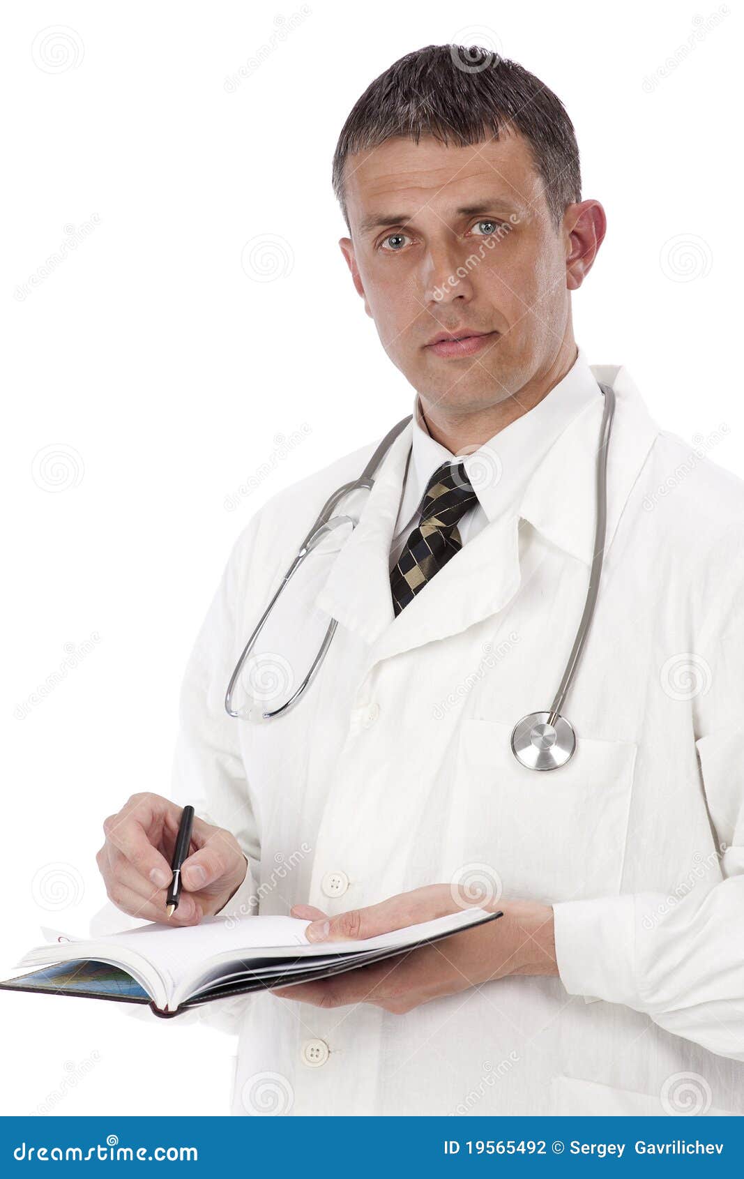 The practising doctor stock photo. Image of adults, people - 19565492
