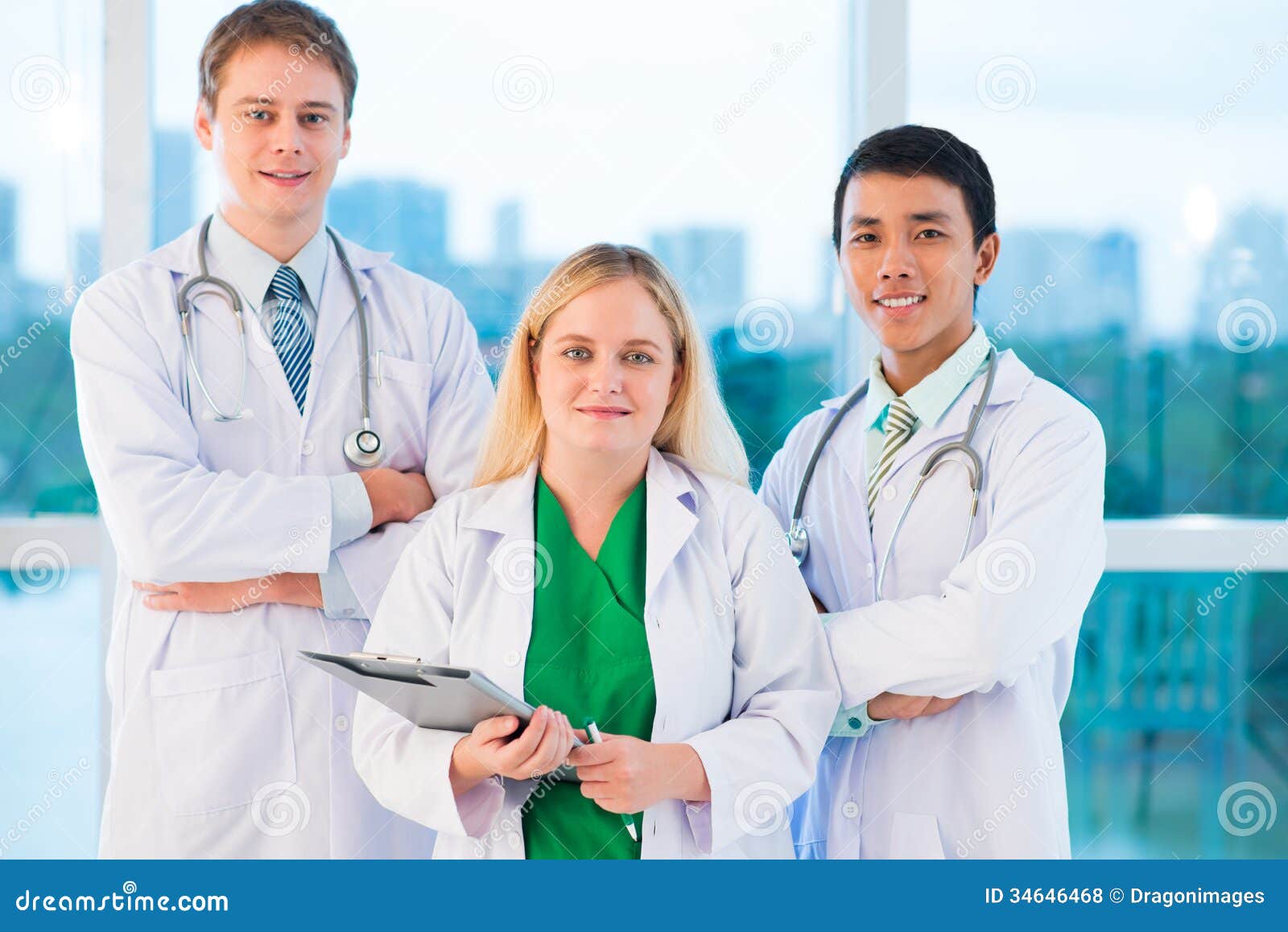 Practitioners stock photo. Image of hospital, caucasian - 34646468
