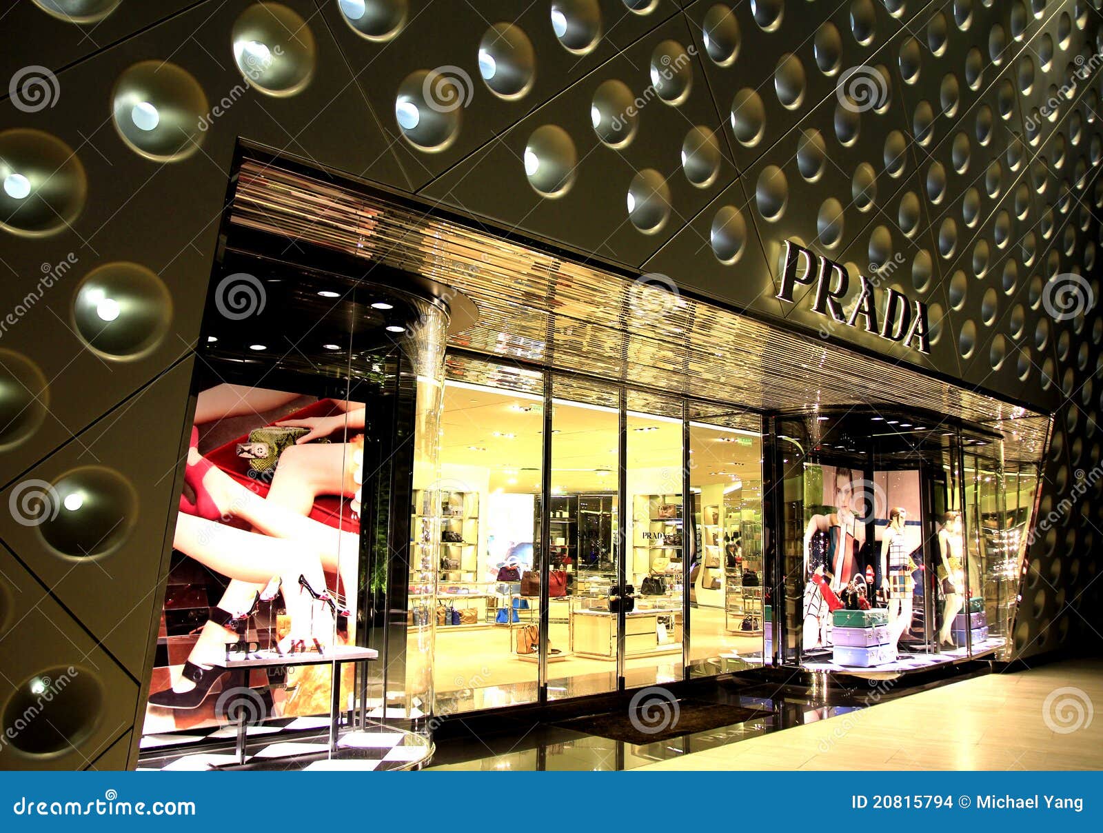 Prada editorial stock image. Image of pudong, financil - 20815794