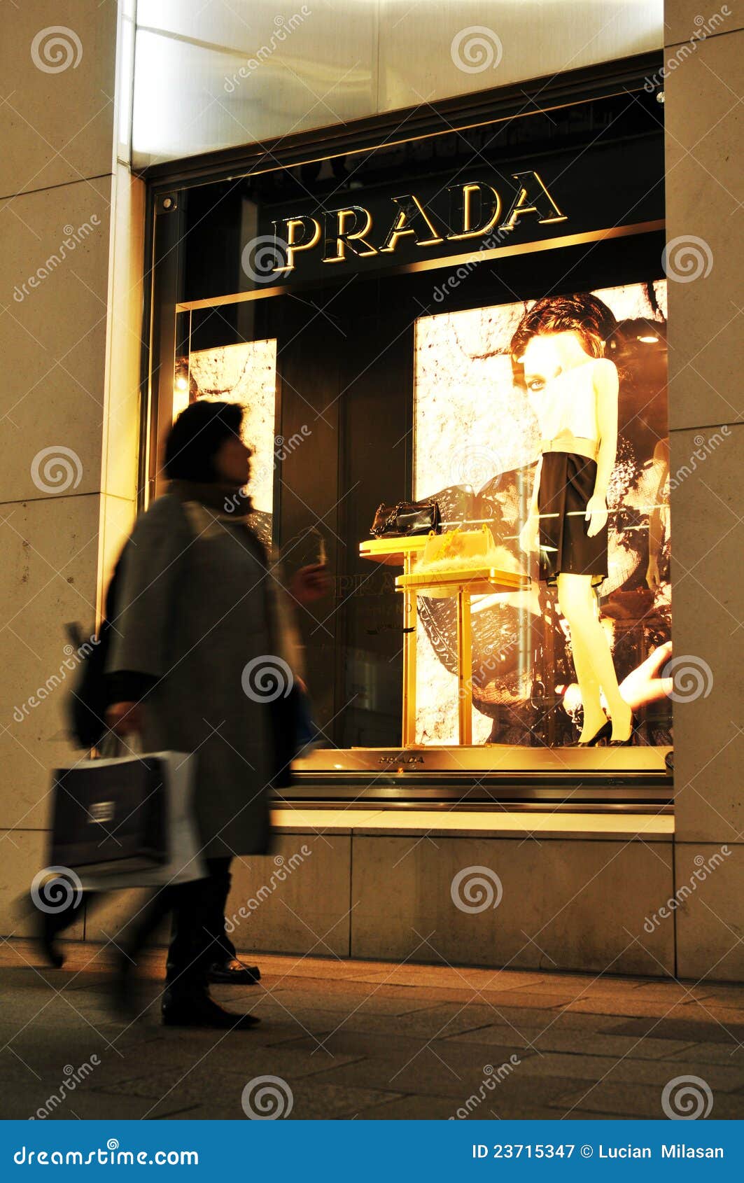 Prada editorial photography. Image of windows, brands - 23715347