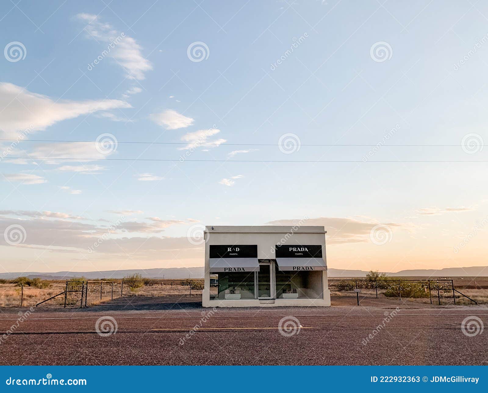 Prada Marfa editorial stock photo. Image of dusk, marfa - 222932363