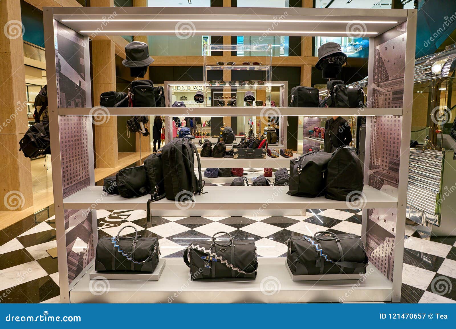Prada editorial photography. Image of mall, accessories - 121470657