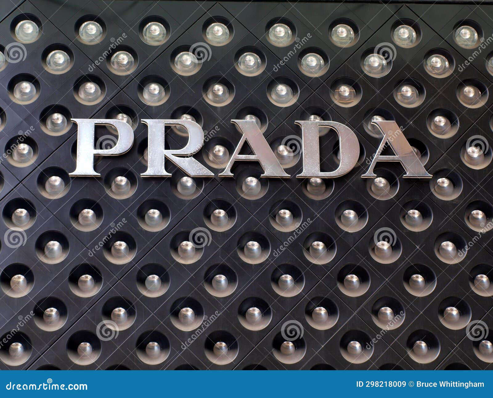 Prada Sign on Flagship Store, Sydney, Australia Editorial Stock Image ...