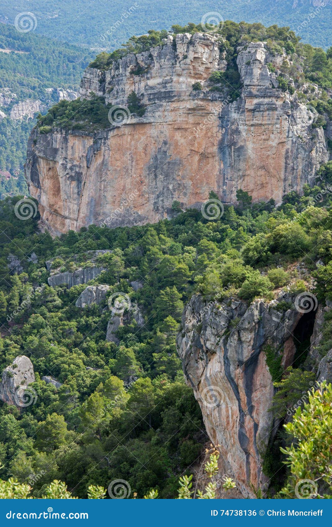 Prades Mountains stock photo. Image of catalonia, senic - 74738136