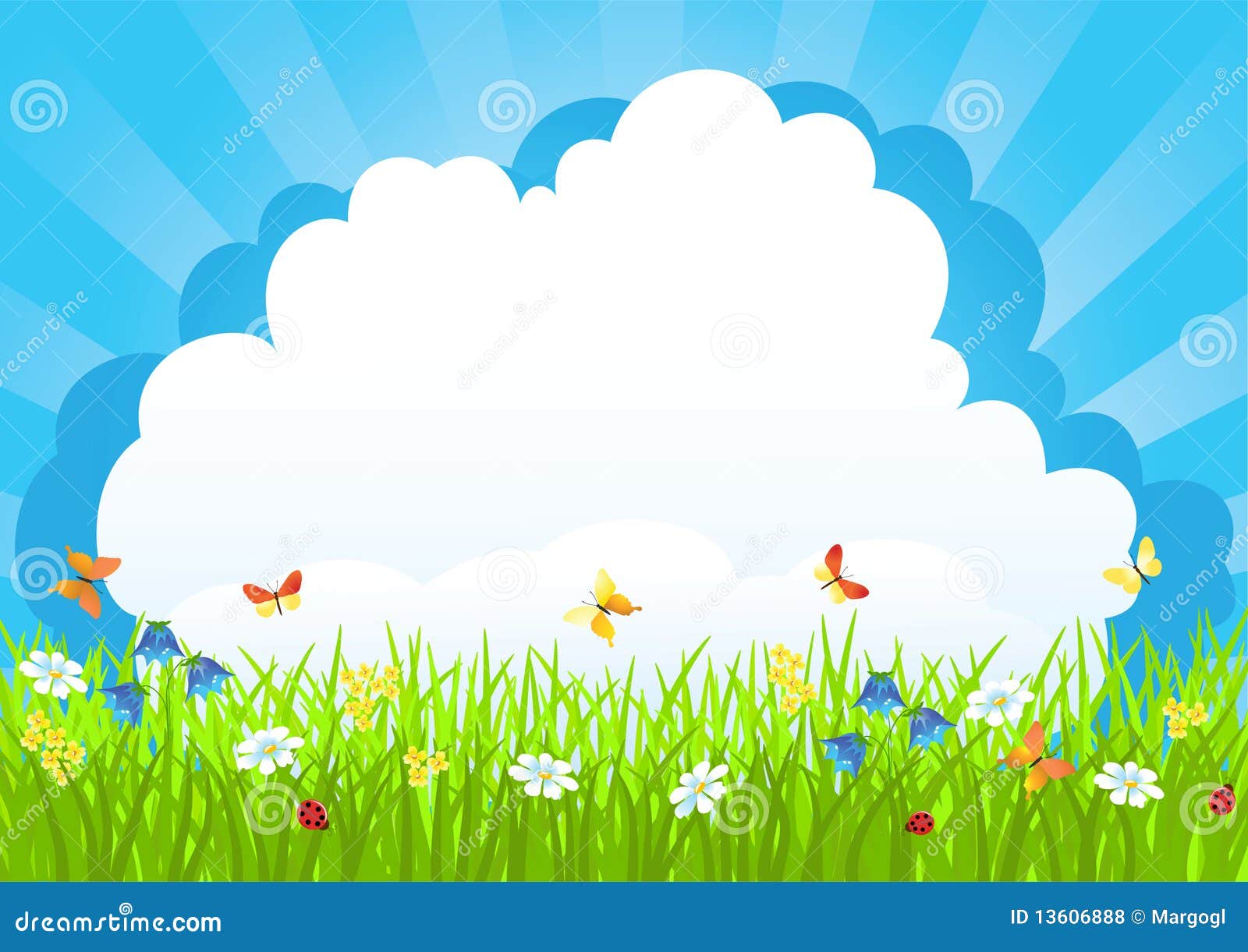 Prado. ilustración del vector. Ilustración de frescura - 13606888