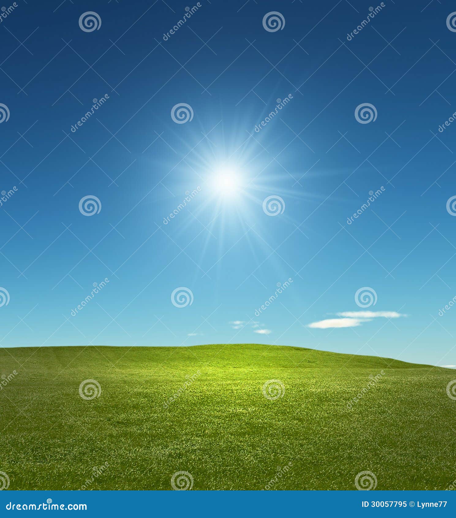 Prado soleado imagen de archivo. Imagen de escena, sunbeams - 30057795