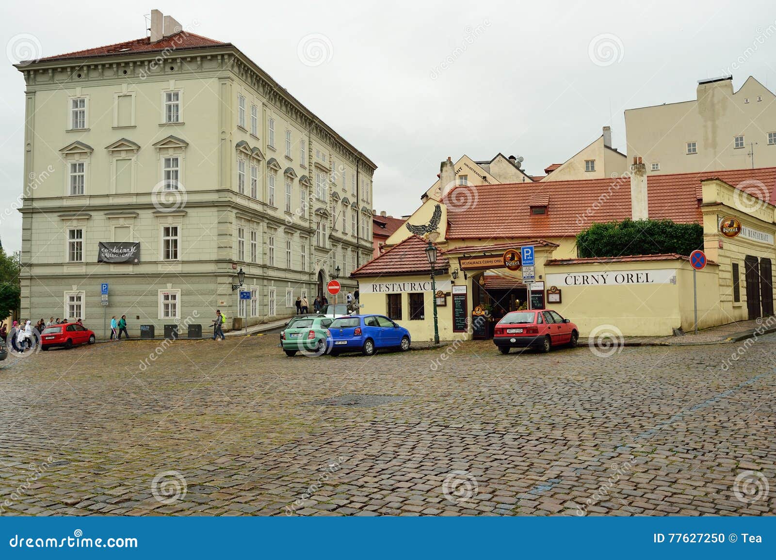 Praga imagen editorial. Imagen de céntrico, centro, calle - 77627250