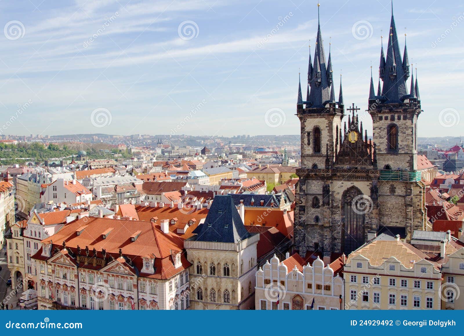 Praga, El Capital De La República Checa Foto de archivo - Imagen de ...