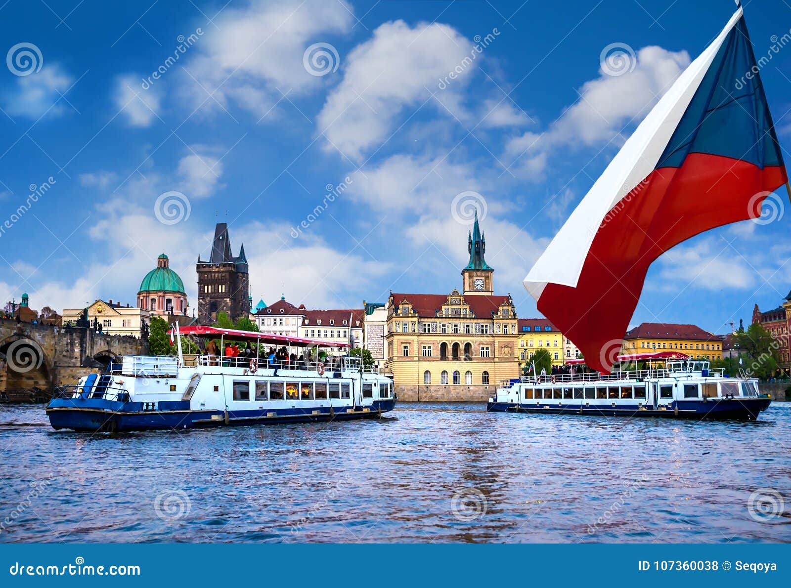 Praga Es El Capital De La República Checa Foto de archivo editorial ...