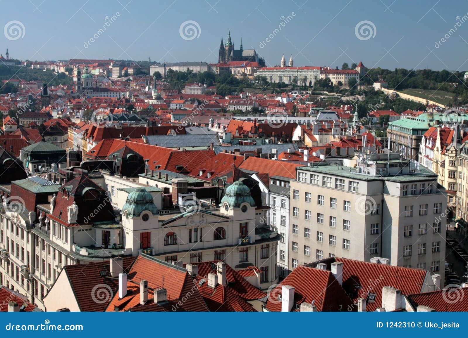 Praga - Praga, Castello Nella Capitale Della Repubblica Ceca Fotografia ...