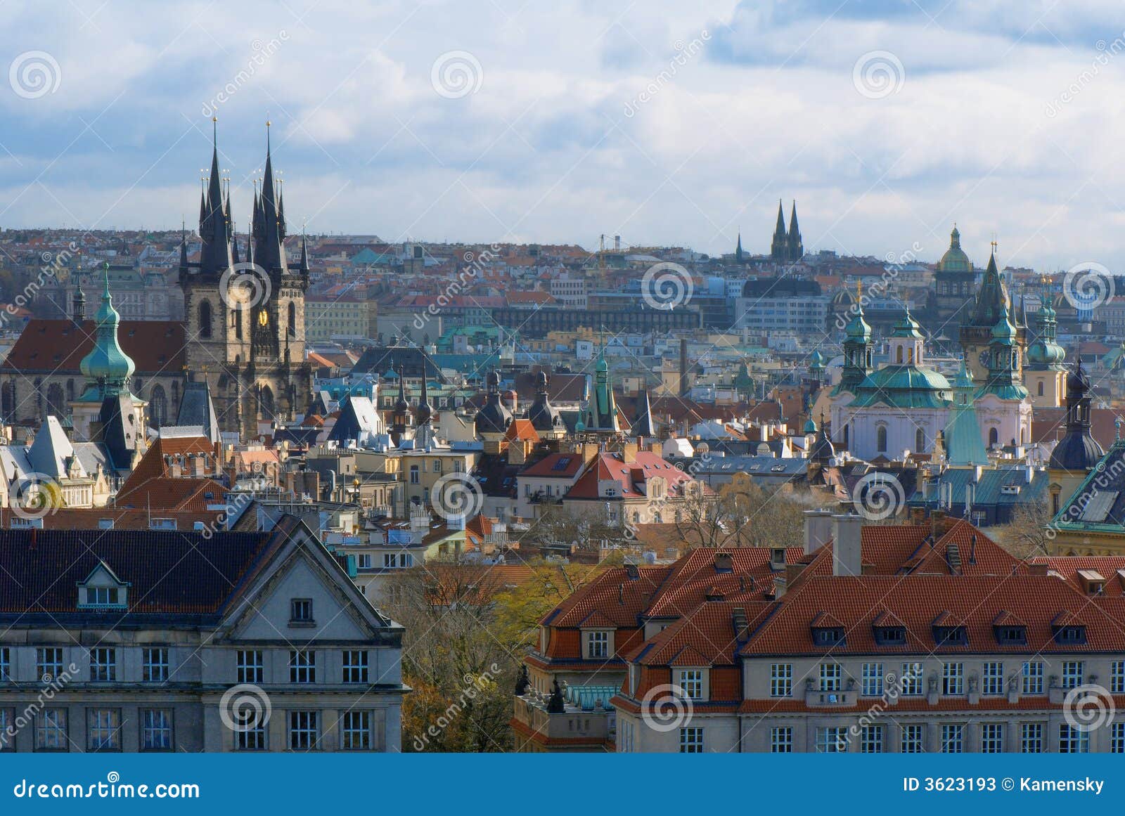 Prague stock image. Image of tourism, europe, famous, sight - 3623193