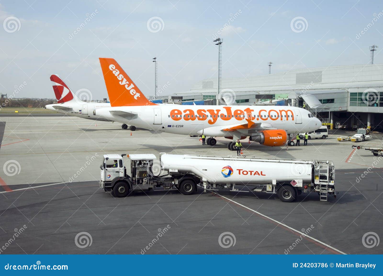 Prague airport. Easy Jet editorial photo. Image of departure - 24203786