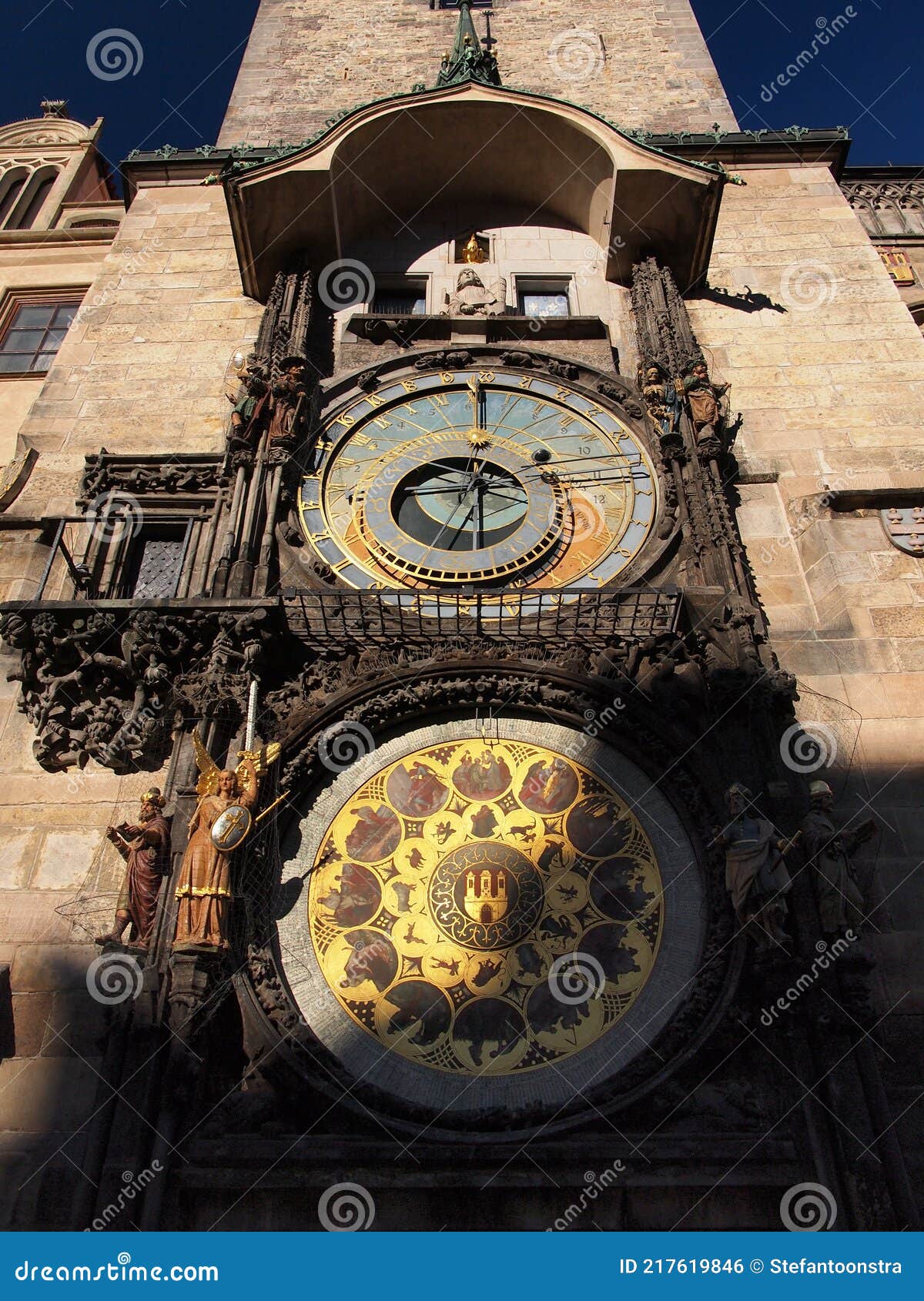 Prague Astronomical Clock (Czech Republic) Stock Photo - Image of ...