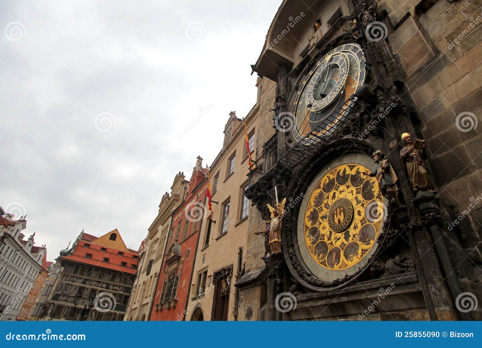 Prague Astronomical Clock Tower Stock Photo - Image of famous, medieval ...