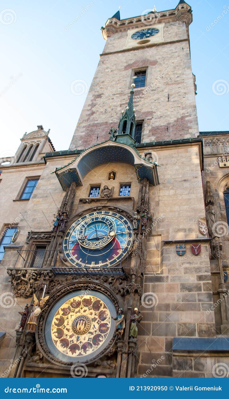Prague Astronomical Clock on the Tower at Old Town Square, Czech ...