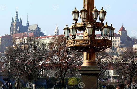 Prague in autumn stock photo. Image of eastern, attraction - 7300288